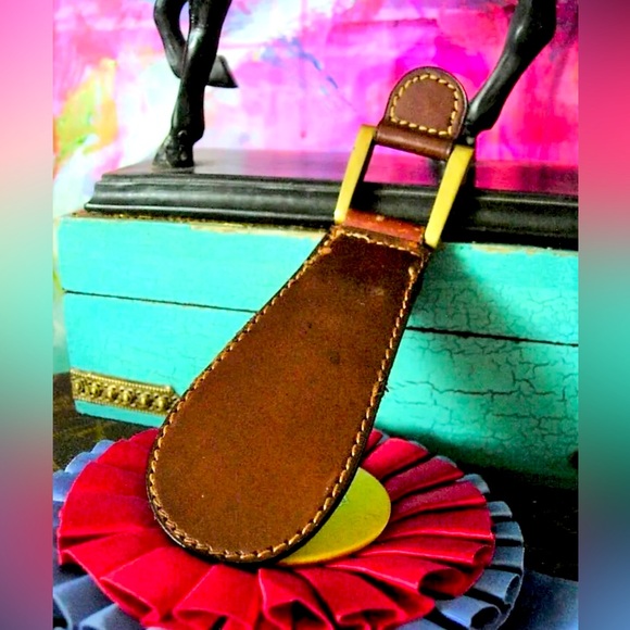 Gucci | Accessories | Rare Vintage Gucci Leather Shoe Horn Personal ...